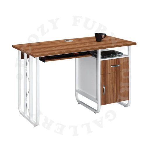 Emma Study Table with Metal Leg - Ecozy Furniture Gallery