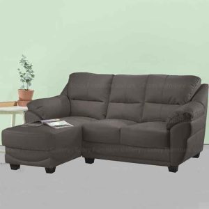 Fly Half Leather L-Shape Sofa - Ecozy Furniture Gallery